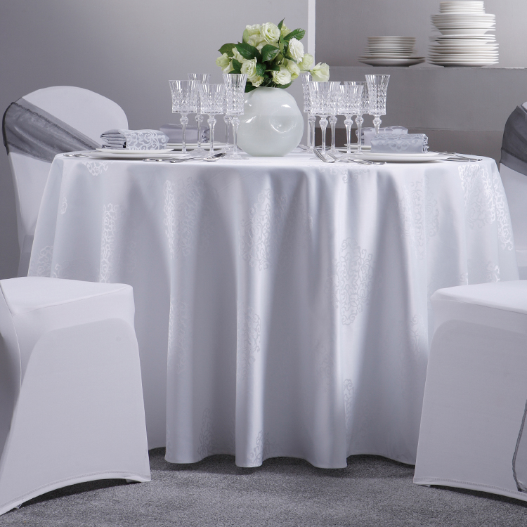 ELIYA Damask Custom Logo Double Layer Wedding Table Linens