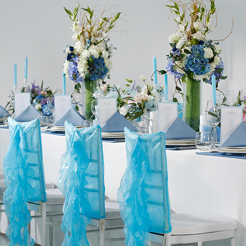 Romantic Custom Banquet Theme Linens Set Wedding Table Cloth