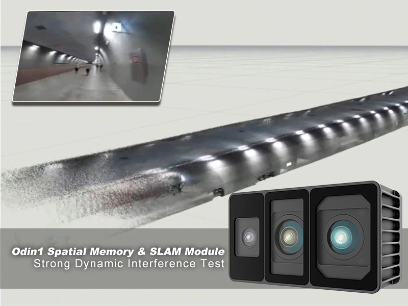 Odin1 Spatial Memory & SLAM Module Strong Dynamic Interference Test ...