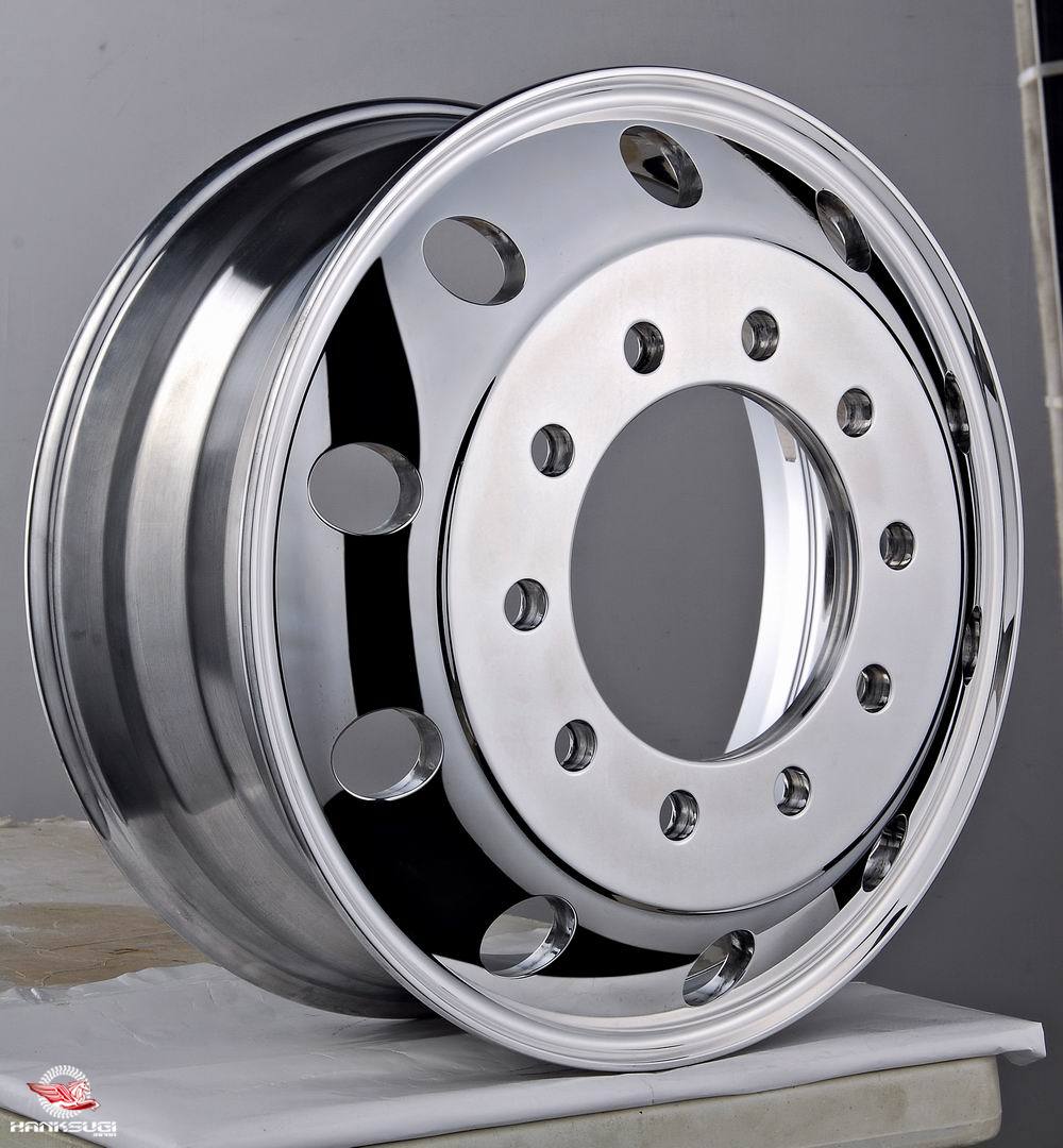 High-Quality 24.5 Inch Aluminum Semi Wheels