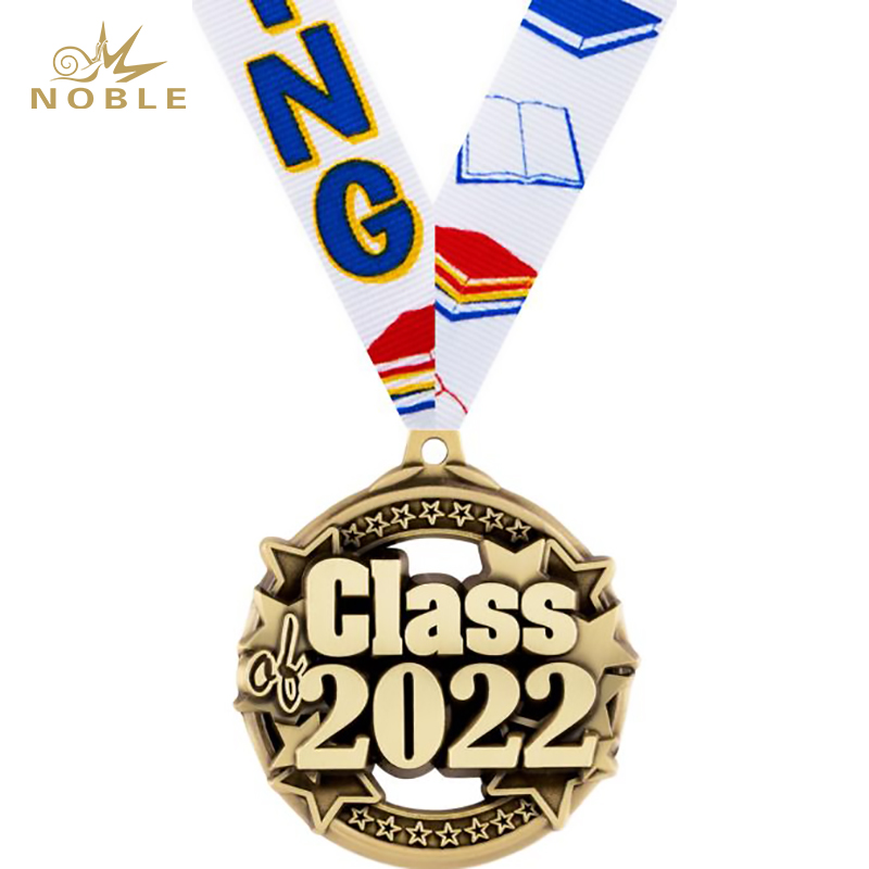 Custom Class of 2022 Metal Graduate Medal | Noble Awards