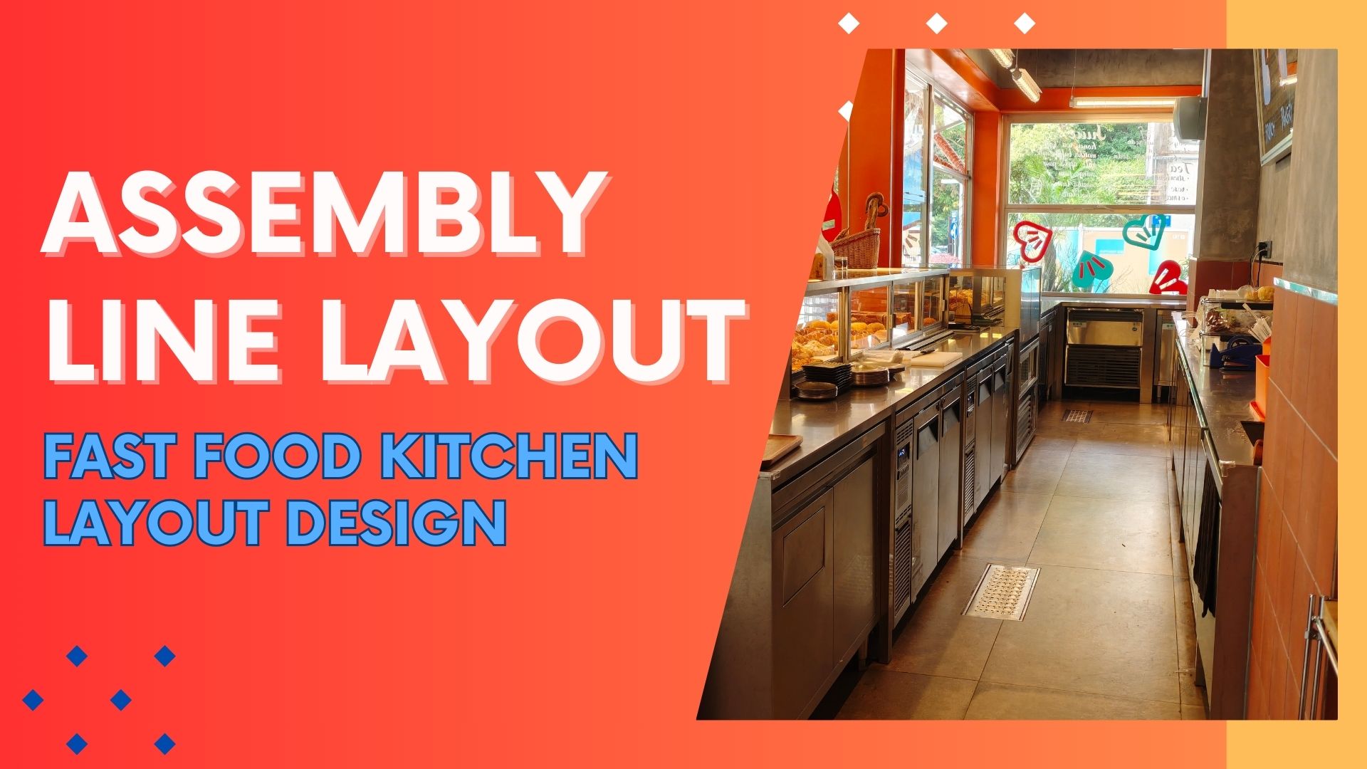 The Right Fast Food Kitchen Layout Design Assembly Line Layout | SHINELONG