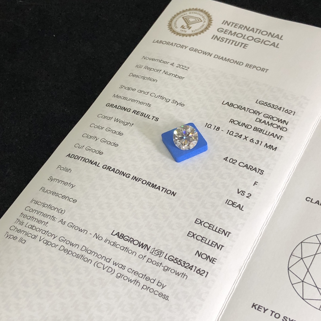 Diamante cultivado en laboratorio de 8 quilates | Joyería Messi