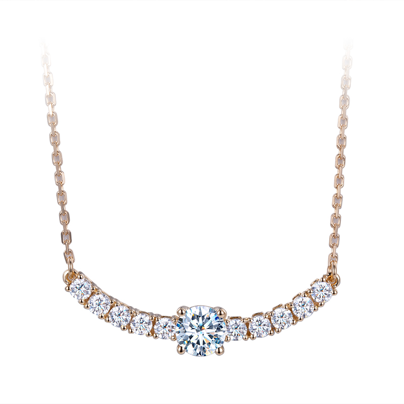 Messi Jewelry - Customization Fashion Jewelry Necklaces 0.5ct Round Cut ...