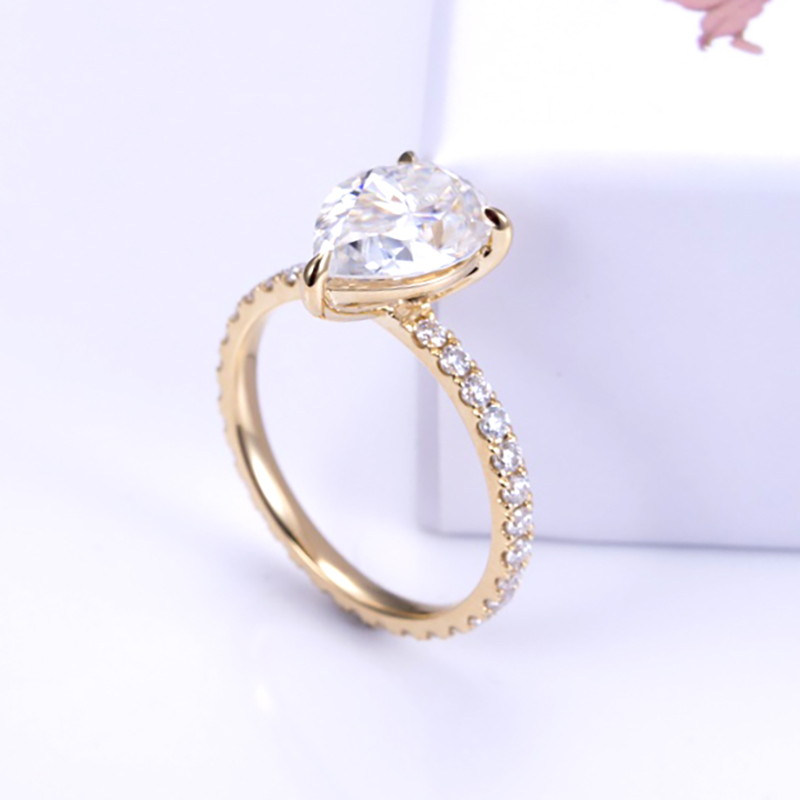 MSR-1429 2.21 Carat 18K Yellow Gold Lab Grown Diamond with IGI ...