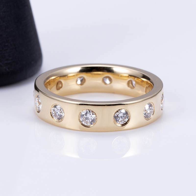 MSR-1347 Customization 18k Lab Diamond Men Ring | Messi Jewelry