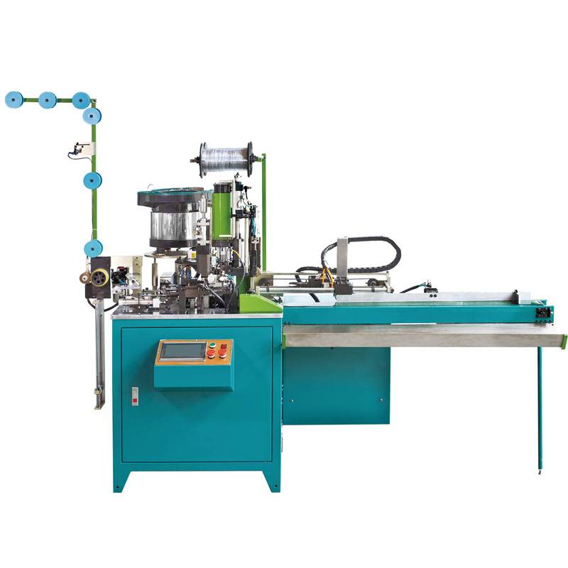 Automatic Nylon Cutting Slider Mounting Ultrasonic Top Stop Machine