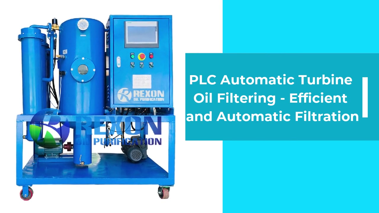 PLC Automatic Turbine Oil Filter | Rexon