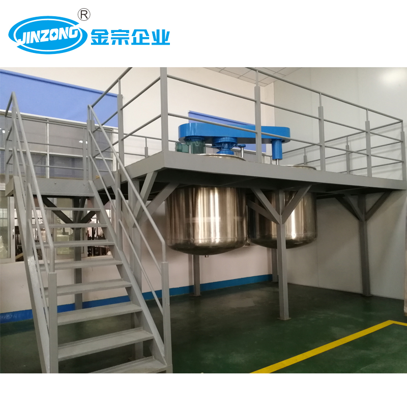 Stainless Steel Platform Type Emulsion Paint Blending Tank | Jinzong