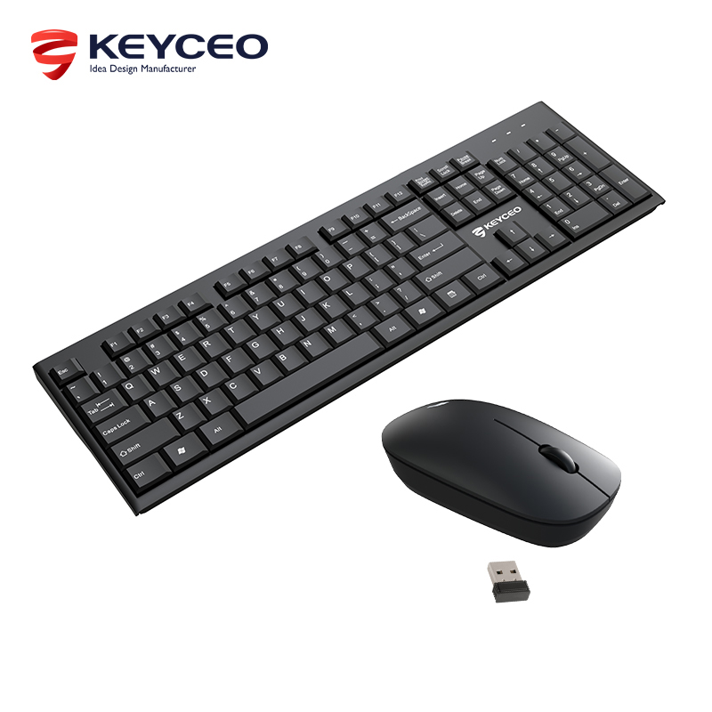 Keyboard And Mouse 2.4g Wireless Combo Office 10 Meter Transmission ...