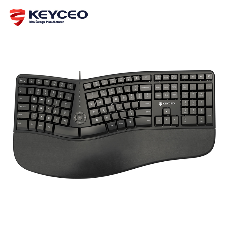 Ergonomic Low Profile Keyboard USB - - Keyceo - Keyceo