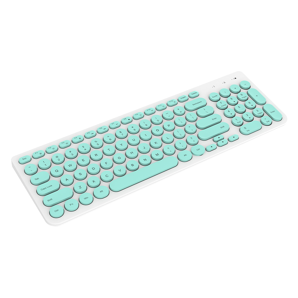 Bluetooth Wireless Keyboard Computer 2.4g Keyboard Sunken Circular ...