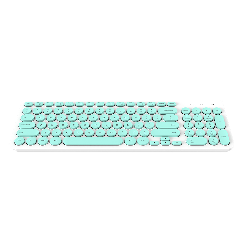 Bluetooth Wireless Keyboard Computer 2.4g Keyboard Sunken Circular ...