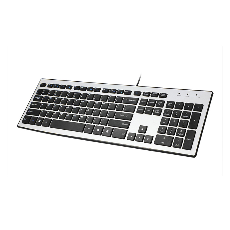 Keyceo Ultra Slim Rechargeable Quiet Scissor Keys Keyboard With Number Pad For Multi Device Bt