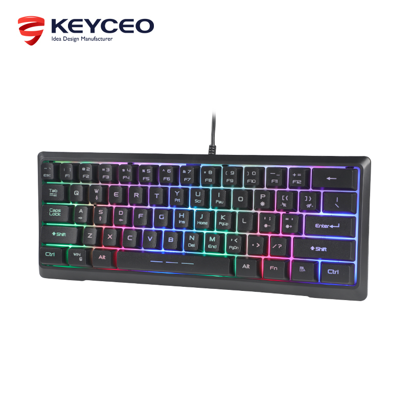 Gaming Keyboard Rgb Led Backlit Gamer Keyboards Usb Wired Rgb Mini ...