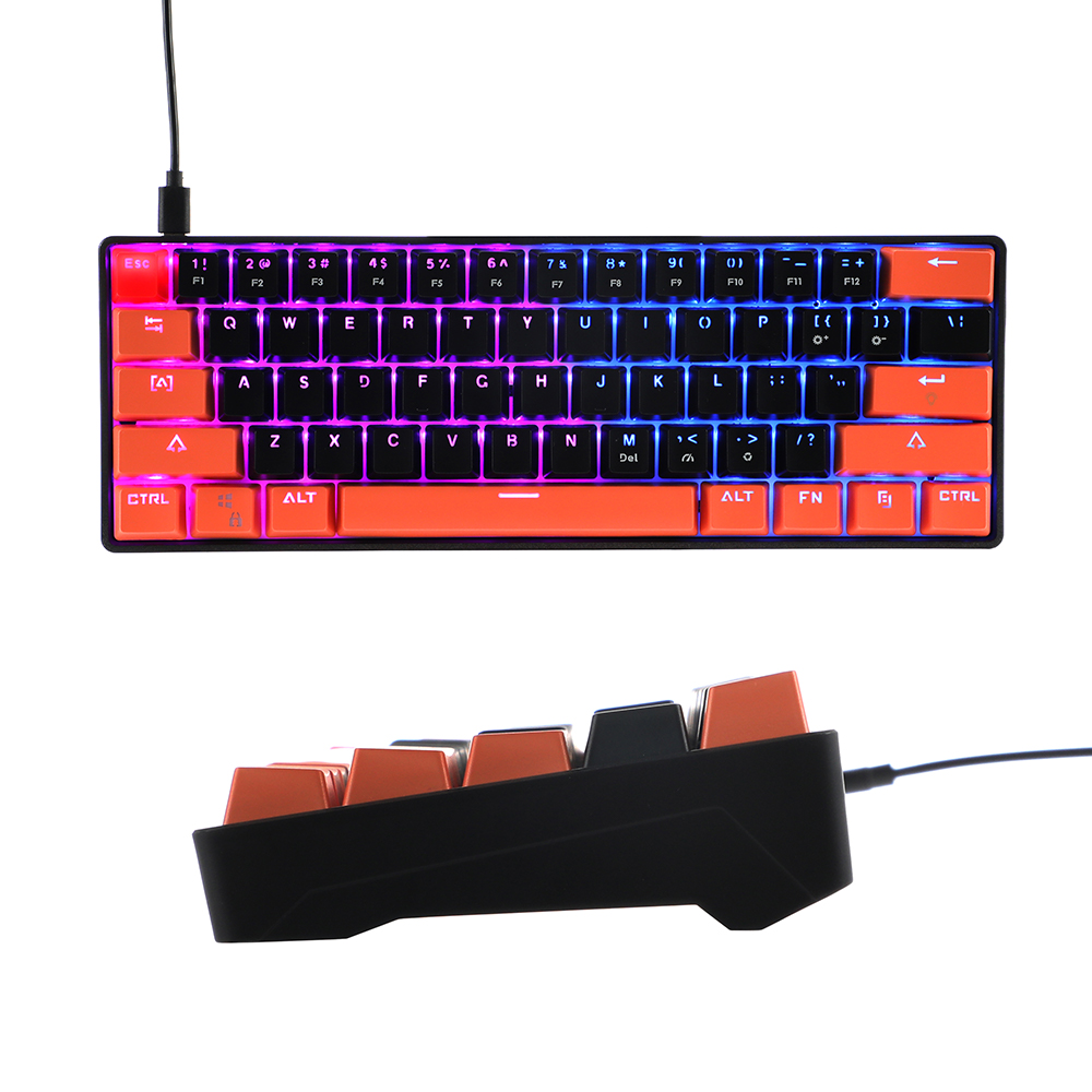 60 % Mechanical Keyboard Compact Design Rainbow & Rgb & Bt Backlight ...