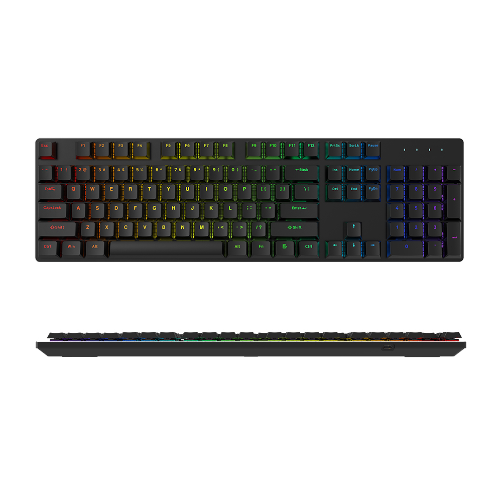 Waterproof Wireless Mechanical Keyboard Tkl Mechanical Gaming Keyboard ...
