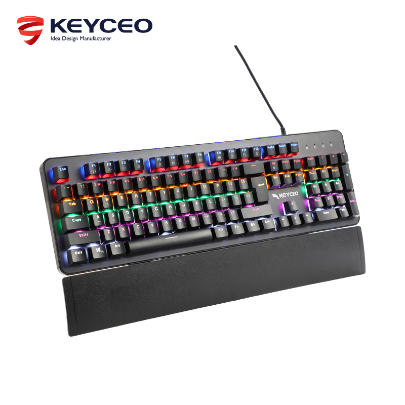 Mechanical Keyboard Rgb Gaming 104 Keys Wired Usb Keyboards With ...