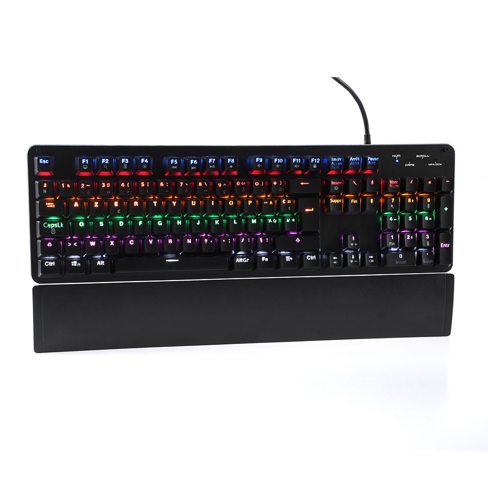 Mechanical Keyboard Wired Pc Keyboard With Number Pad Mechanical Gaming ...