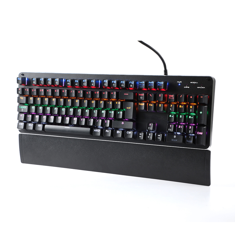 Mechanical Keyboard Wired Pc Keyboard With Number Pad Mechanical Gaming ...