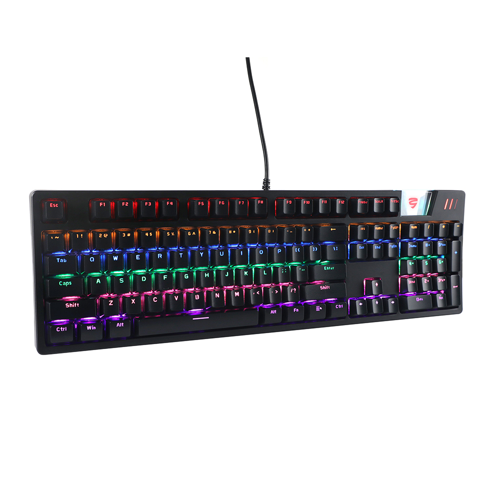 Mechanical Keyboard Wired Full Size Gaming Keyboard With Red Switches Backlit Mechanical ...