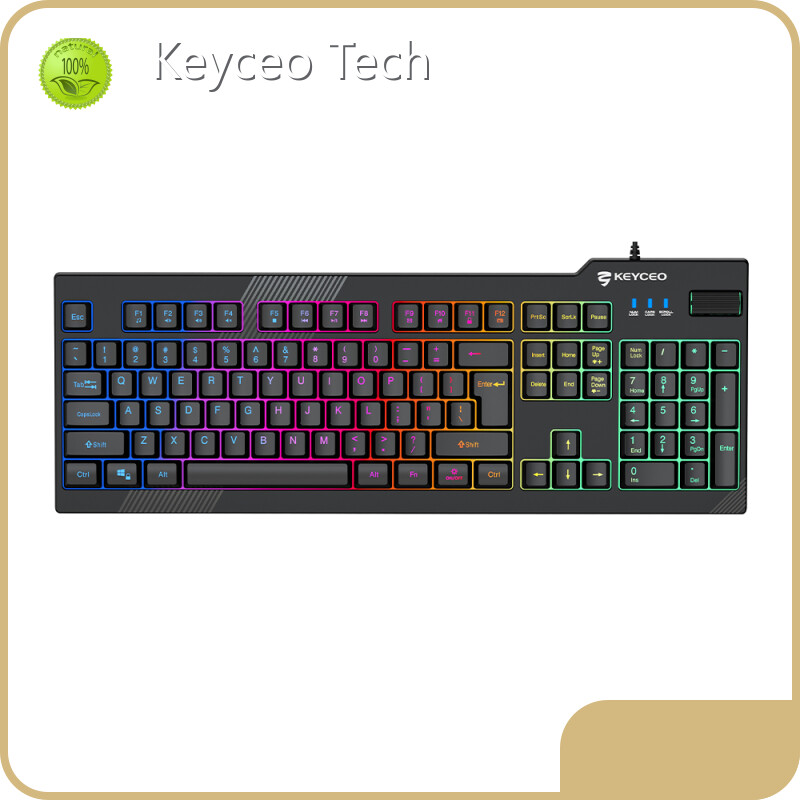 Keyceo Gaming Mechanical Keyboard Vs Membrane RGB and Rainbow Backlit ...