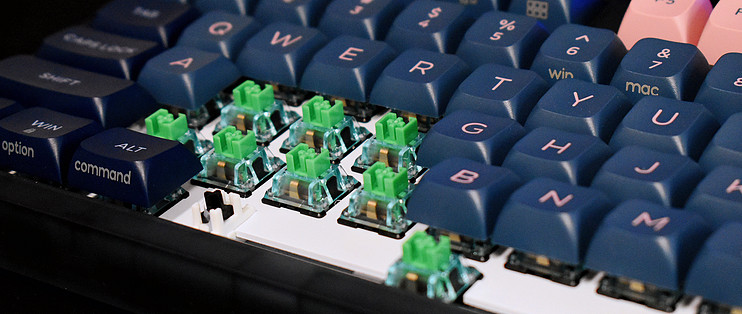 Glacier Optical Axis Metal Knob, RGB Translucent Keyboard Body, Gaming