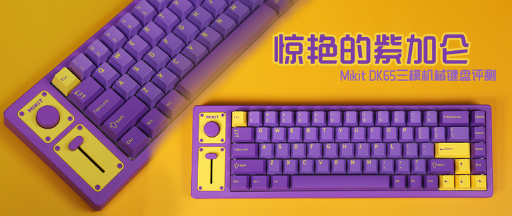 Mikit DK65 Tri-mode Mechanical Keyboard Review: Stunning Purple Gallon