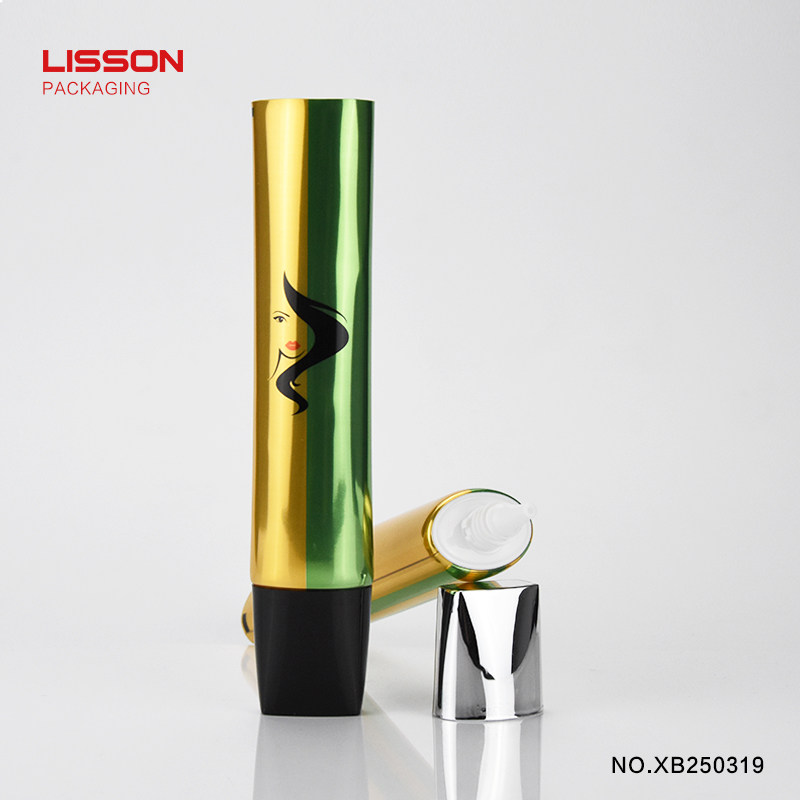 35ml Oval Nozzle Gel Tube Cosmetic Plastic Packaging with Screw Cap-Lisson