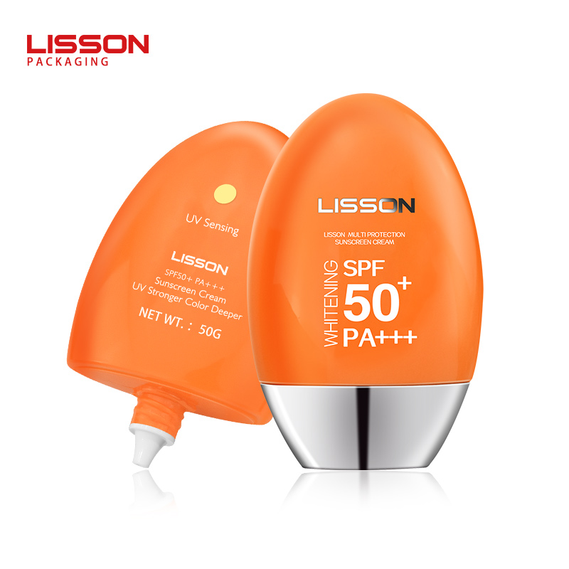 30ml 50ml Ellipse Design Hdpe Bottle for Sunscreen Cream | Lisson