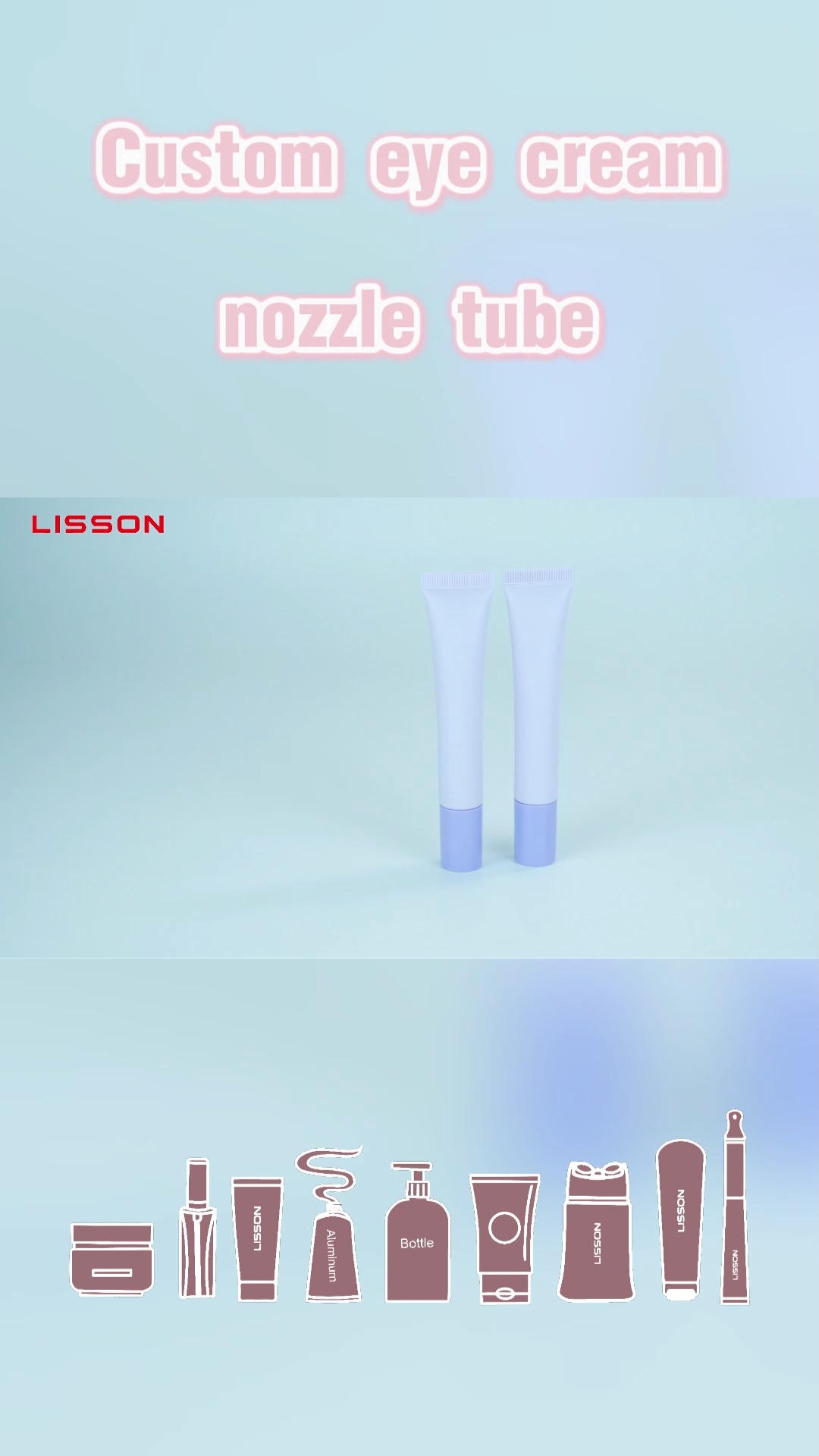Custom Eye Cream Nozzlw Squeeze Tube | Lisson Packaging