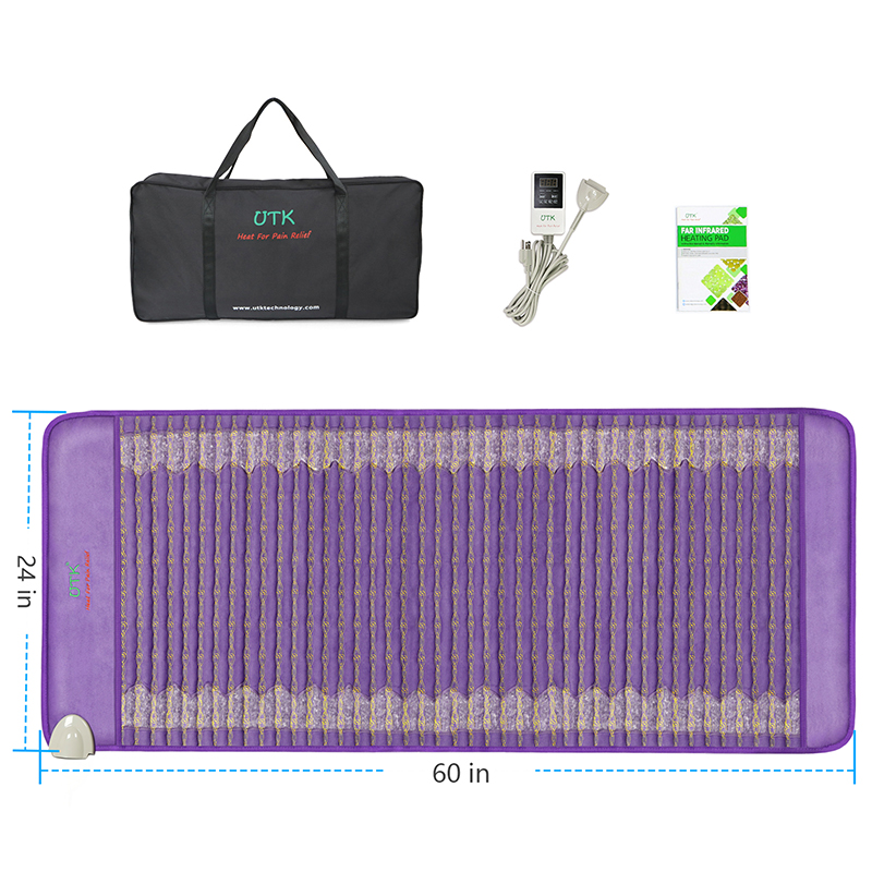 UTK Amethyst Heating Pad far Infrared Heat Pad for Back Pain Relief ...