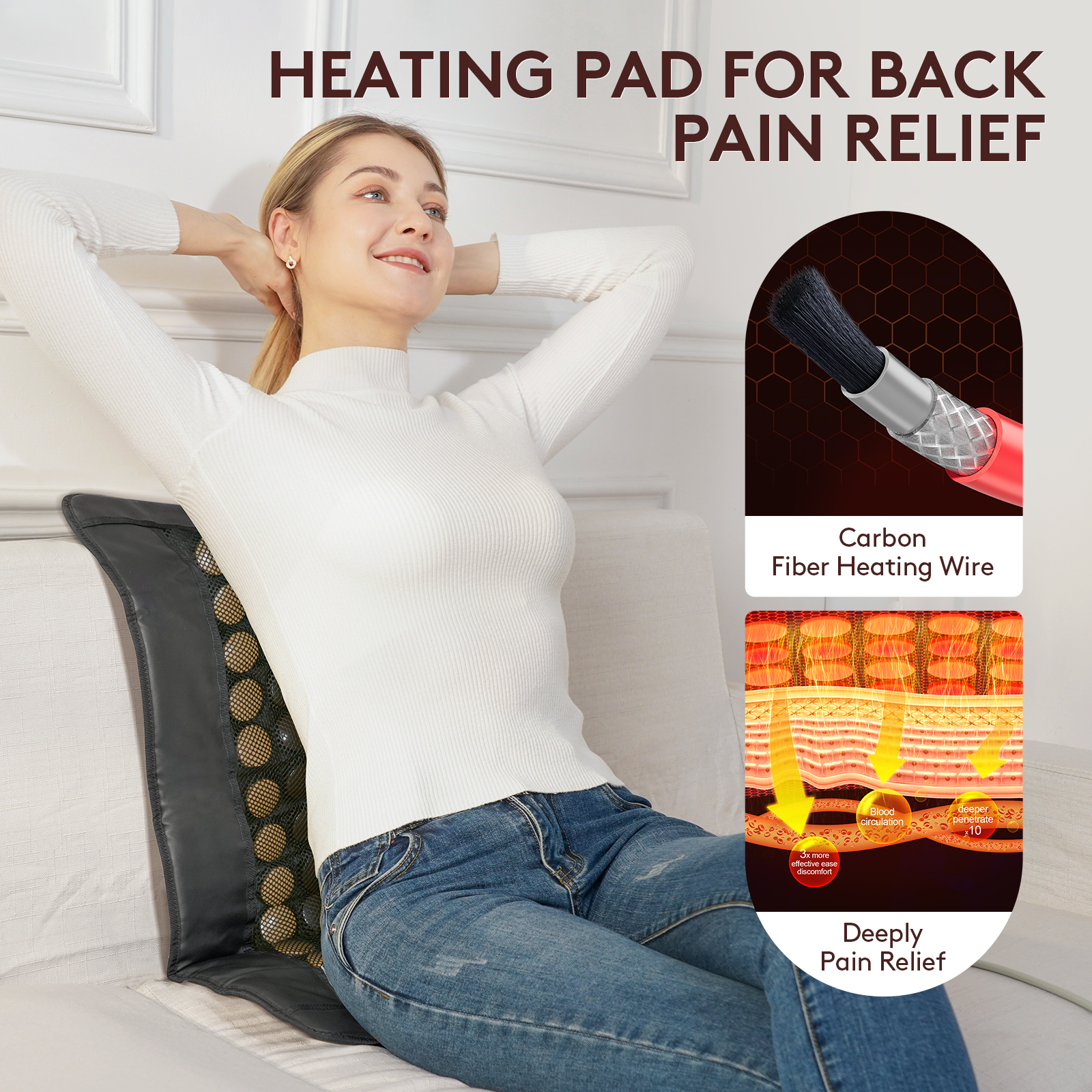 Why Heating Pad Size Matters: How to Target Back Pain Effectively