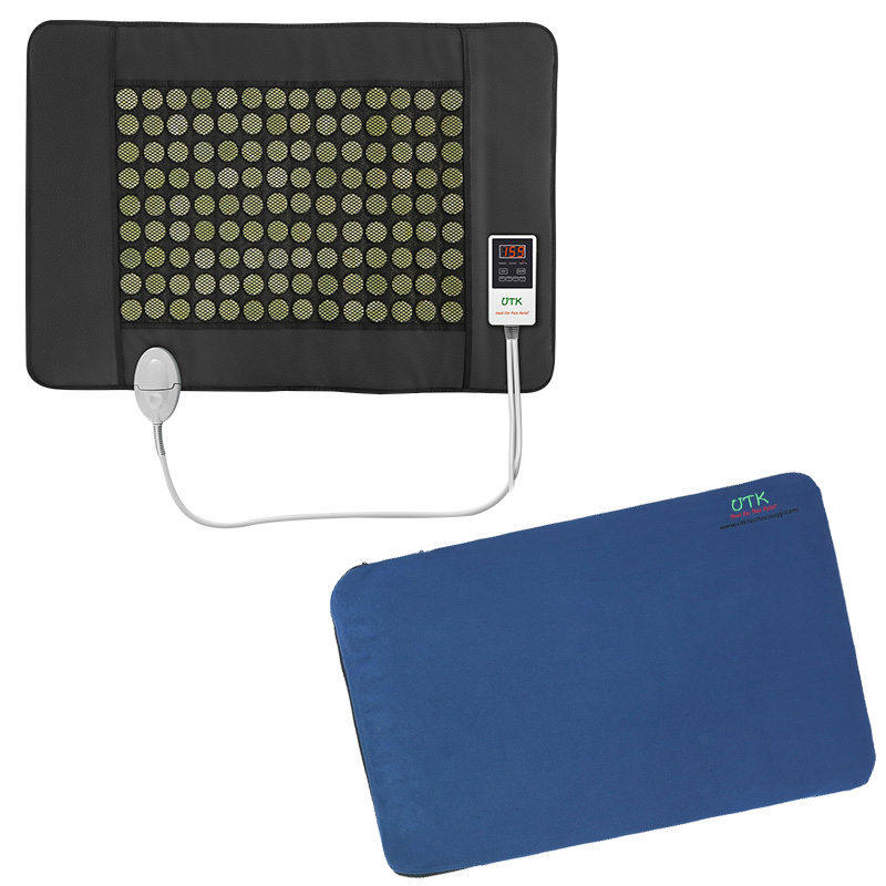UTK Medium Jade Stone Infrared Heating Pad + Medium Protective Cover ...