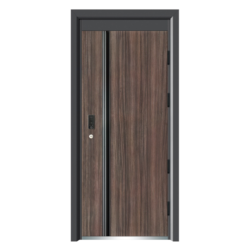 Bangladesh Style Front Doors Large Panel Security Entrance Exterior Frame