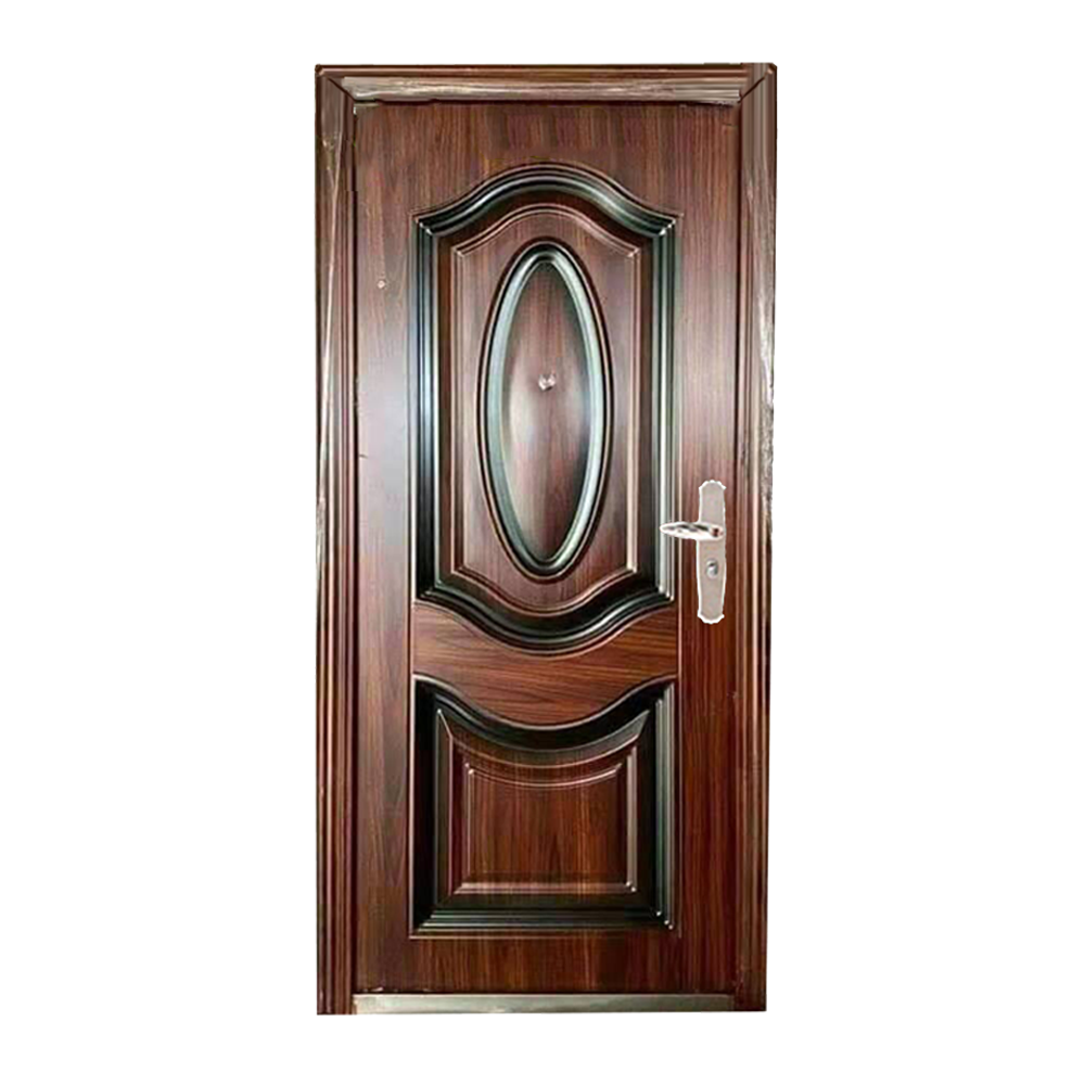 Turkish Reinforced Exterior Steel Metal Door Fancy Stainless S - Zonle