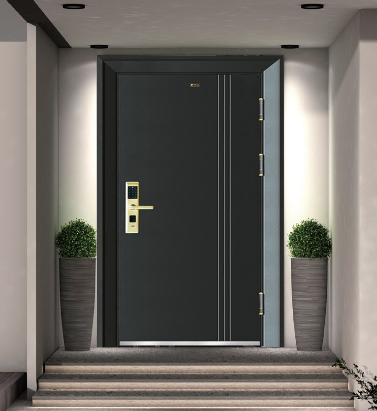 Solid Core Design China Supplier Sound Proof Steel Doors with - Zonle