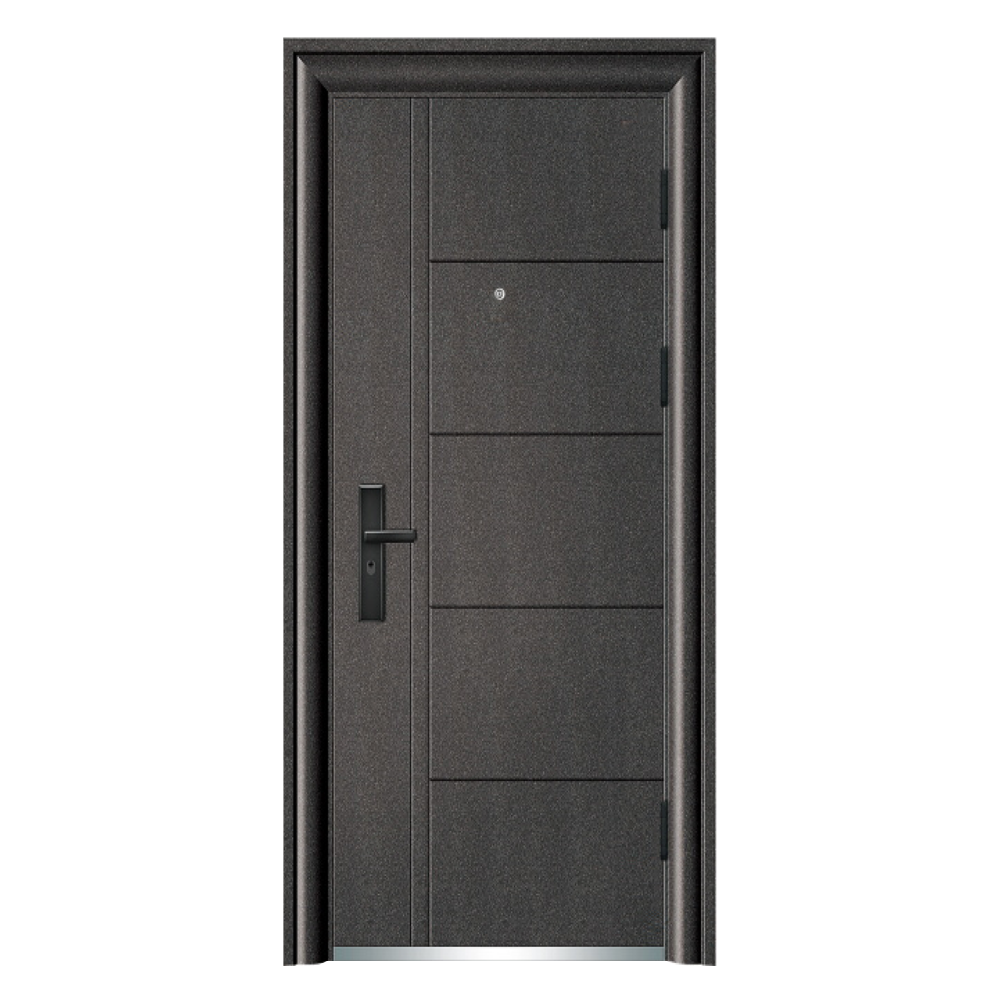 Custom High Quality Armoured Security Exterior Steel Doors Single 36x8