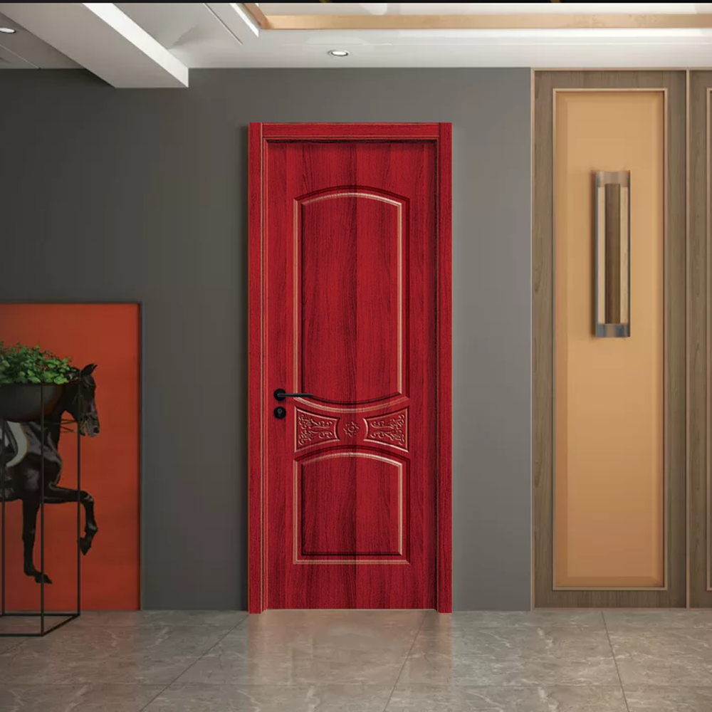 Plain Particle New Meilamine Wooden Interior Door Composite Solid Wood