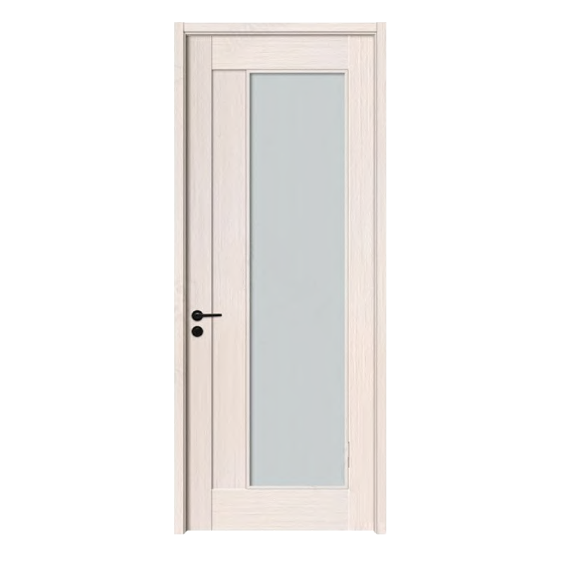 1 Glass WPC Filled Indoor Doors Thermal Insulation Imitation Wood Grain ...