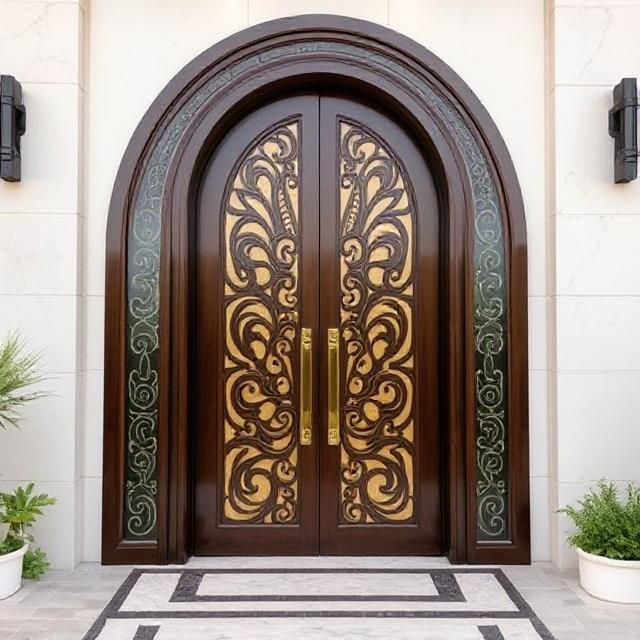 Riyadh Luxury Villa Door Installation: Custom Wood & Steel Doors for High-End Residential Projects