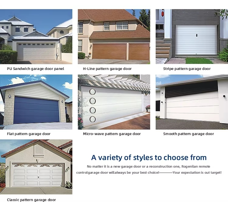 North American Double Steel Sectional Garage Door | Industrial Two Car ...