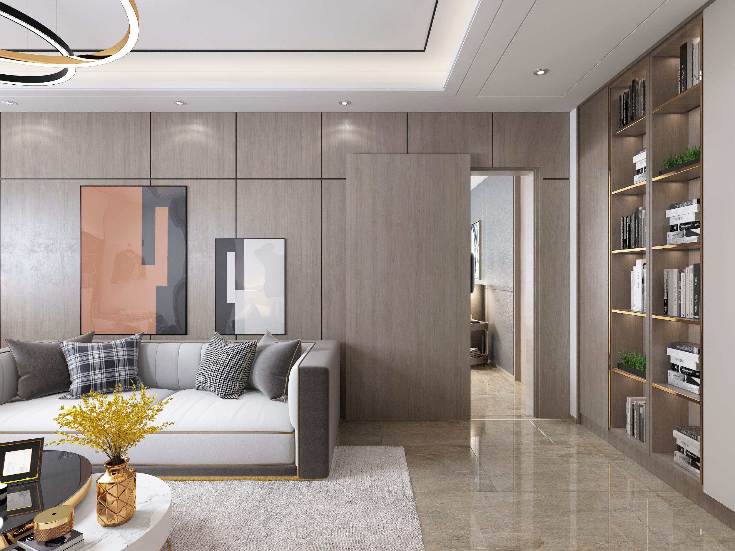 Hidden Track Ghost Sliding Door | Modern Invisible Hardware Indoor ...