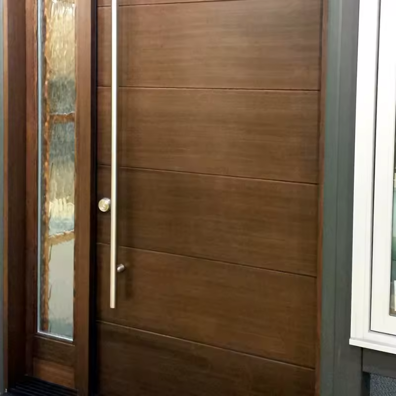 Zonle Soundproof Waterproof Exterior Security Front Entry Pivot Door ...