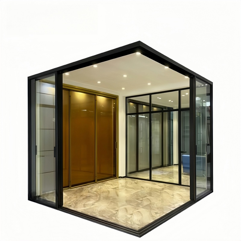 Villa Glass Entrance Door Main Entry Door Exterior Aluminum Slim Frame ...