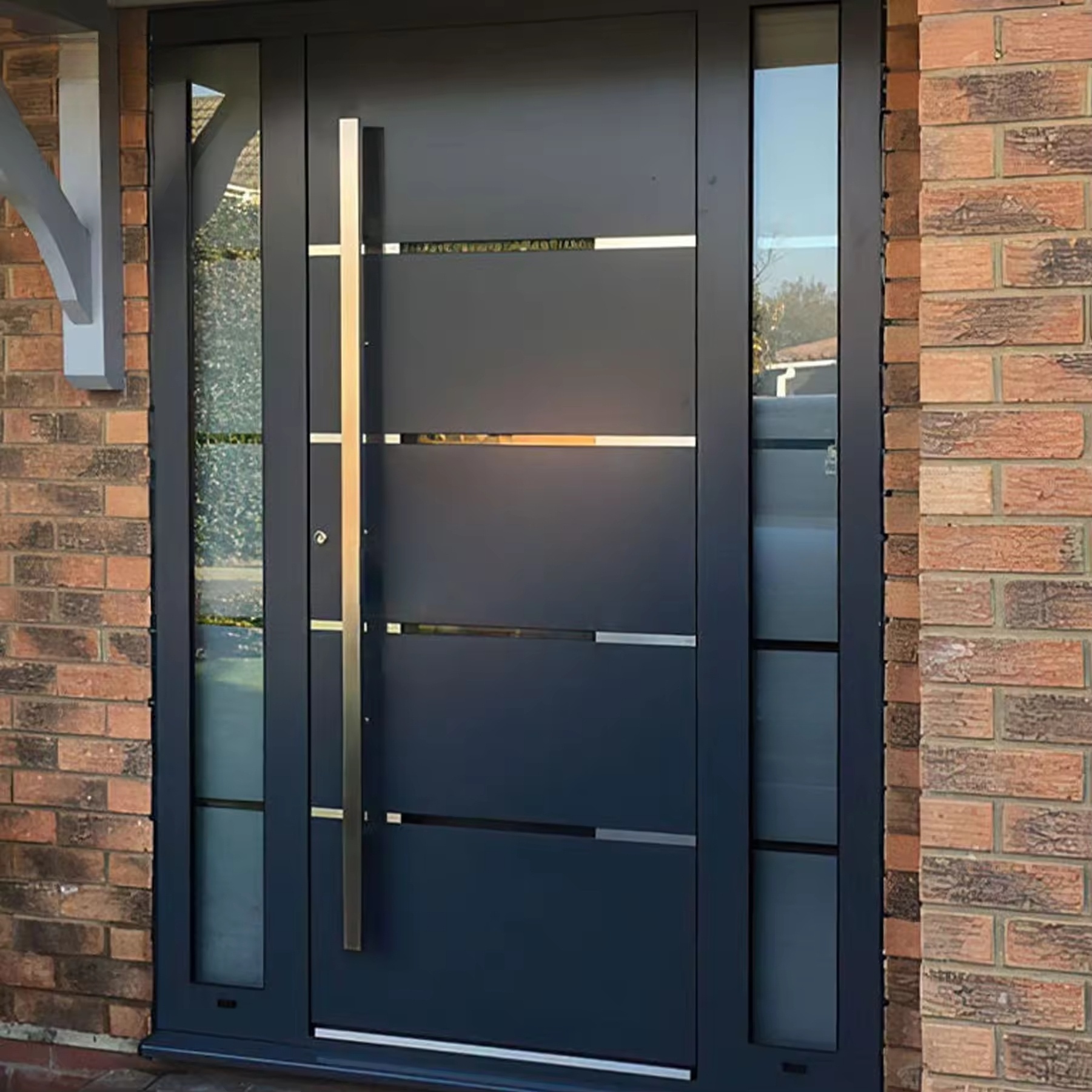 Chinese Entrance Door Steel Exterior Large Front Doors for Houses ...