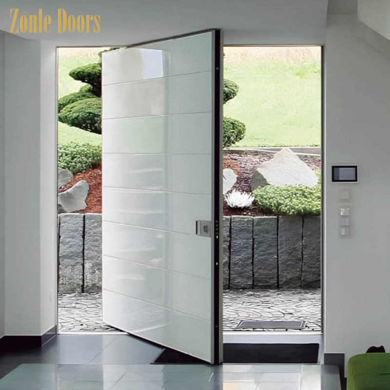 Villa Steel Security Door Modern Design Bulletproof Exterior Front ...