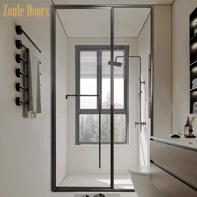 Wholesale Hotel Showers Bathroom Tempered Glass Stall Straight Shower ...