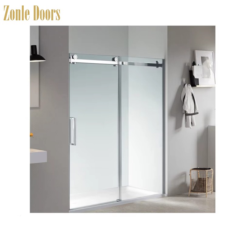 Wholesale Hotel Showers Bathroom Tempered Glass Stall Straight Shower ...