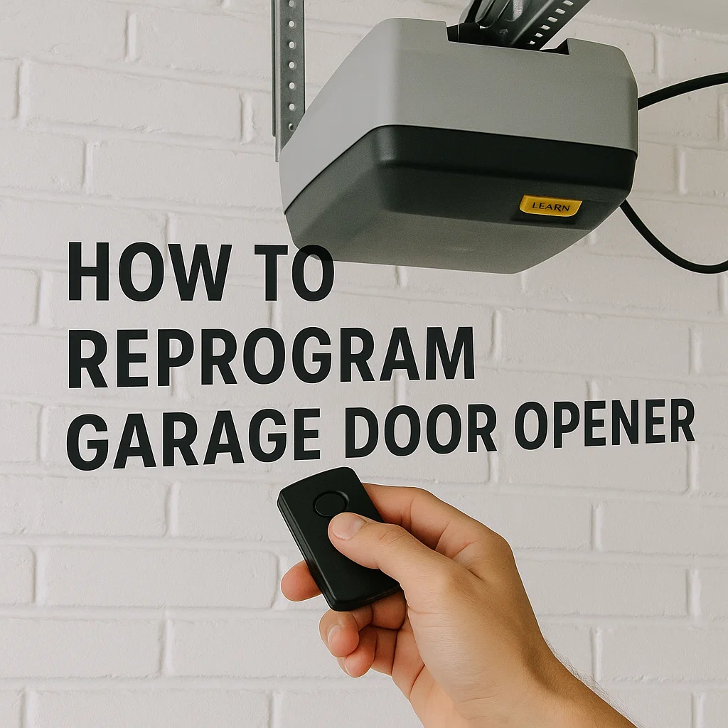 How to Reprogram Garage Door Opener | Zonle Expert Guide